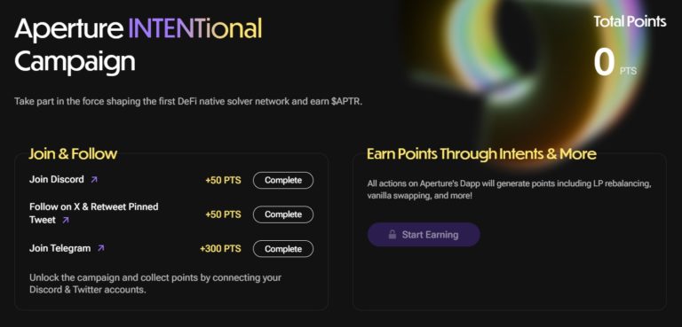 Aperture Finance エアドロップ参加方法を解説 - 得ライフ